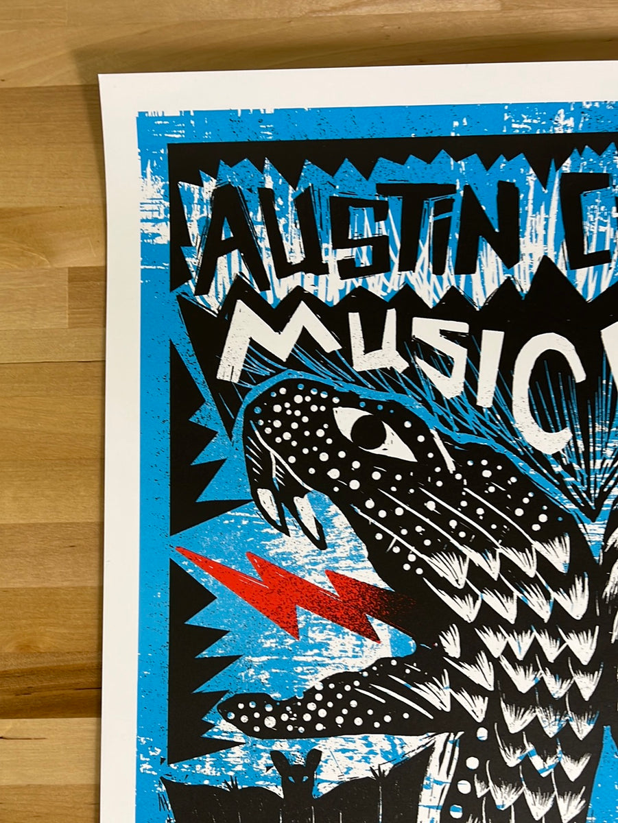 Austin City Limits Festival - 2013 Carlos Hernandez ACL poster print w ...