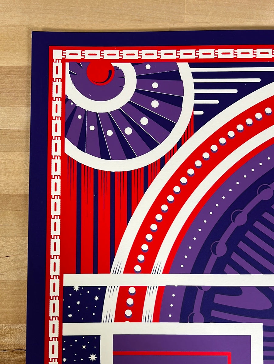 Umphrey's McGee - 2019 Derek Perez poster Morrison, CO Red Rocks Amphi ...