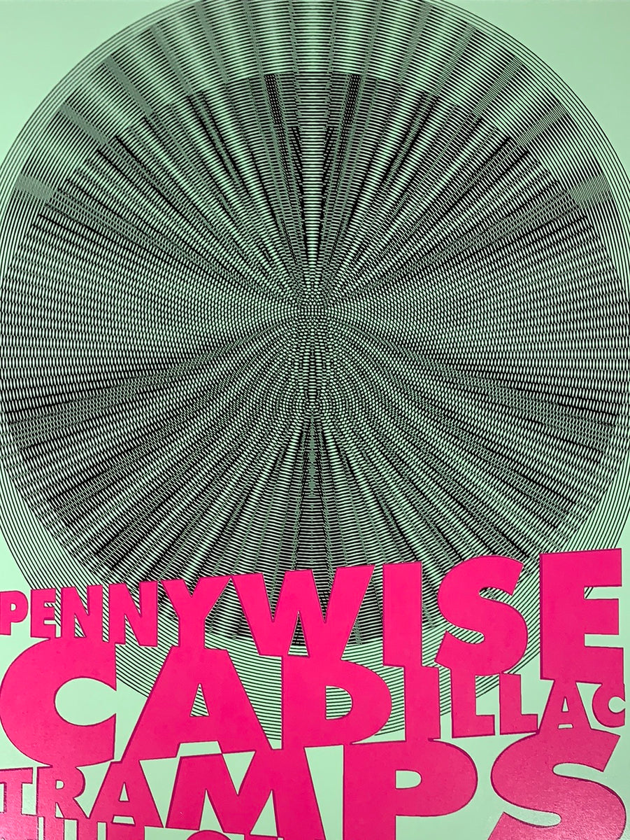 Pennywise - 1994 Matt Getz poster Los Angeles, CA Shrine 1st ed – Sold ...