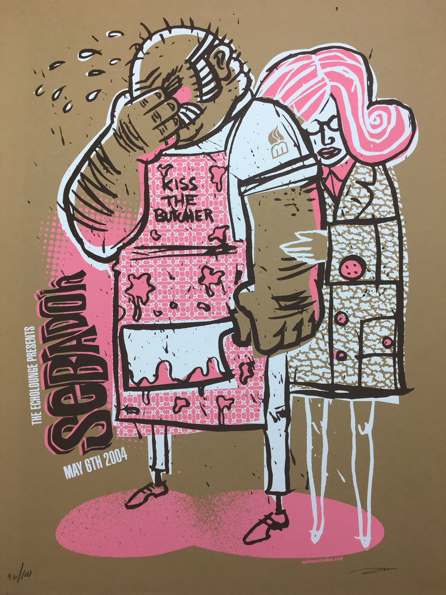 Sebadoh - 2004 Methane Studios poster Atlanta, GA Echo Lounge – Sold ...