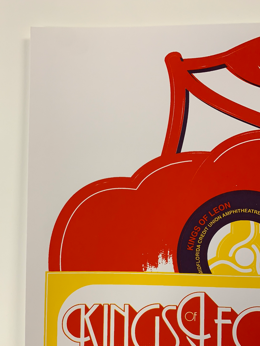 Kings of Leon - 2017 Jason Malmberg poster Tampa, FL Midflorida Credit ...