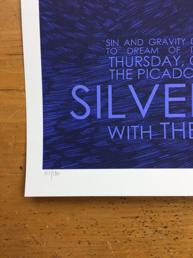 Silver Jews - 2008 Daniel Danger poster Iowa City, IA The Picador ...