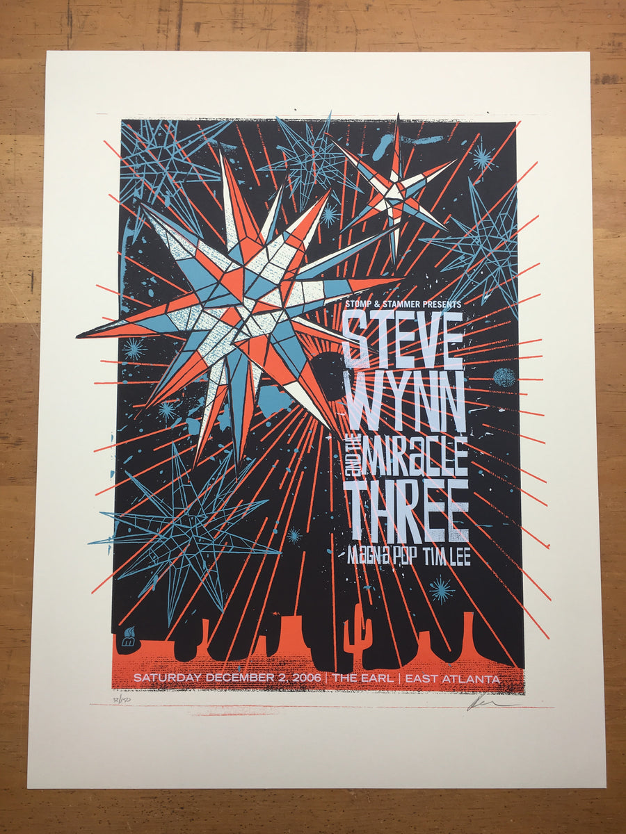 Steve Wynn - 2006 Methane Studios poster Atlanta, GA The Earl – Sold ...