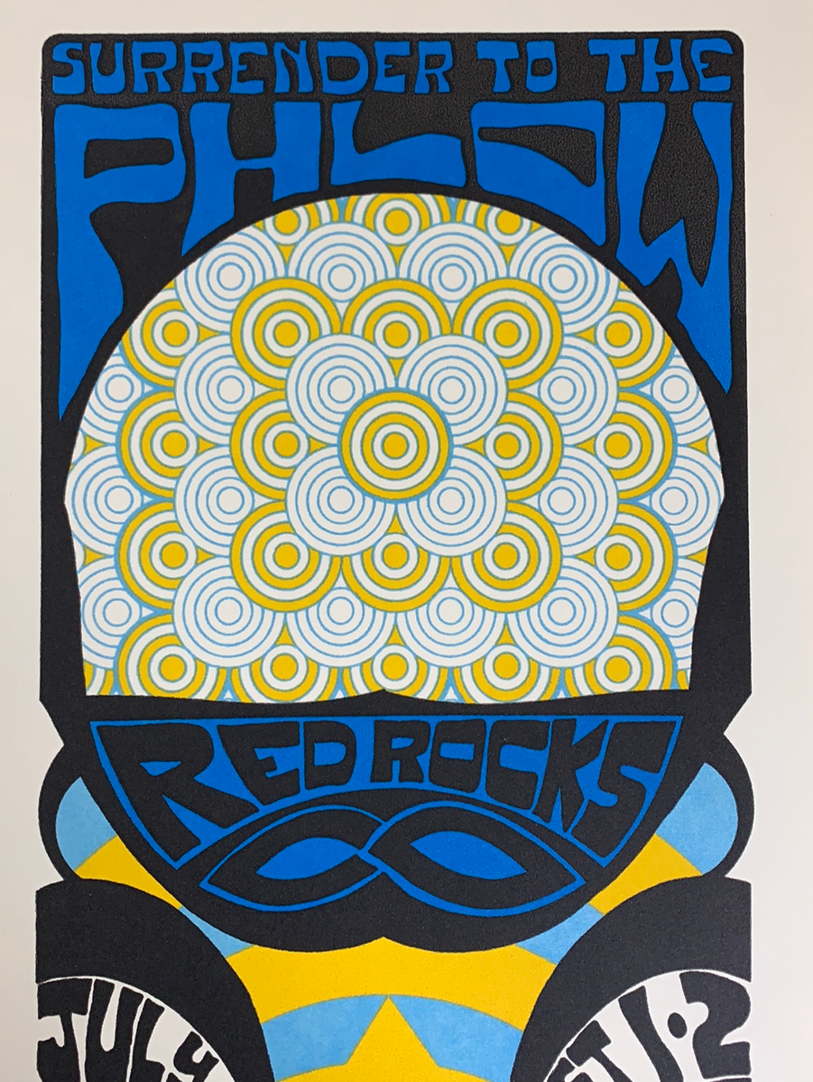 Phish - 2009 Tripp poster Red Rocks Morrison, CO Black – Sold Out Posters