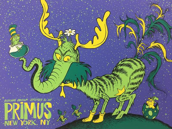 Primus - 2011 Todd Slater Poster Art Print New York City, NY Roseland ...